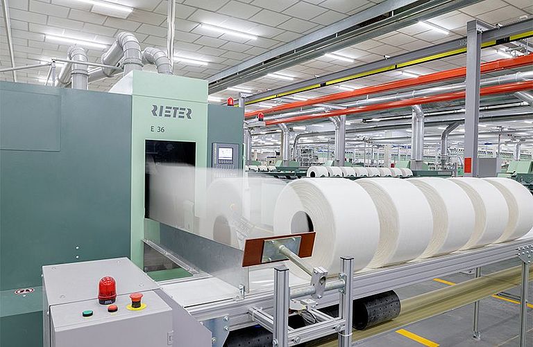 OMEGAlap E 36 – Unique Winding Belt Technology | Rieter